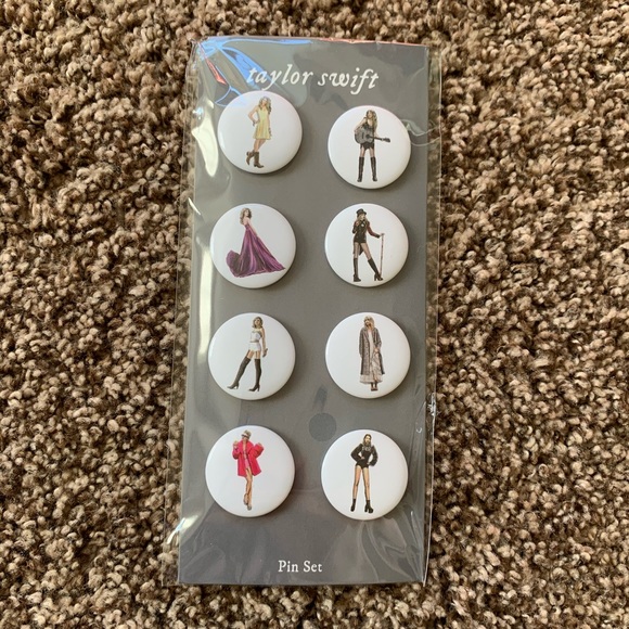 Taylor Swift | Accessories | New Taylor Swift Eras Pin Set Buttons ...